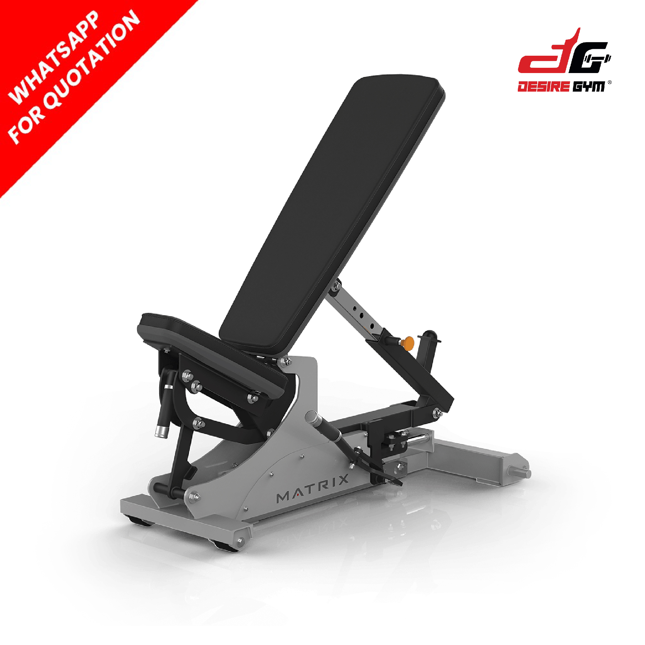 Magnum Flat-To-Incline Bench W/Horizontal Adjustment